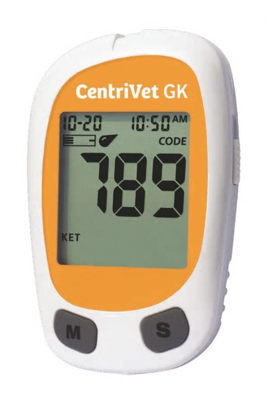 CENTRIVET CE BRAND GK BLOOD GLUCOSE & KETONE METER (BOVINE, CANINE ...