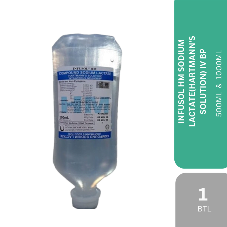 INFUSOL SODIUM LACTATE(HARTMANN'S SOLUTION) IV BP - Ihbhealthcare.com