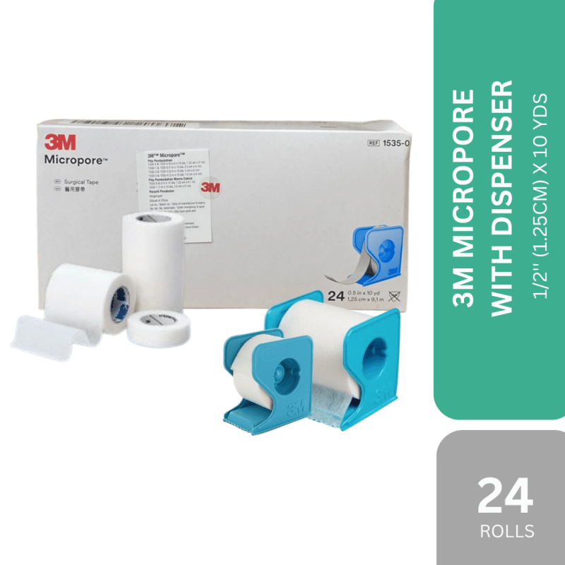 3M MICROPORE SURGICAL TAPE WITH DISPENSER - Ihbhealthcare.com