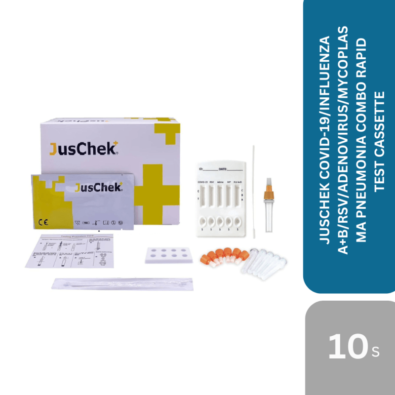 JUSCHEK COVID-19/INFLUENZA A+B/RSV/ADENOVIRUS/MYCOPLASMA PNEUMONIA ...