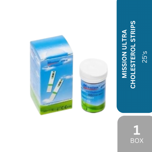 MISSION ULTRA CHOLESTEROL STRIPS 25s - Ihbhealthcare.com