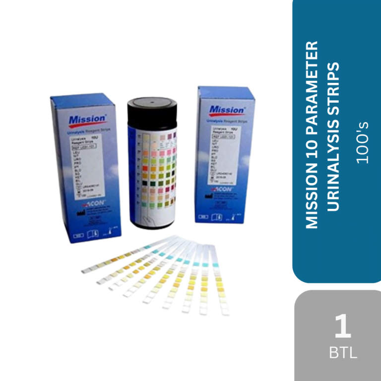 MISSION 10 PARAMETER URINALYSIS STRIPS 100s/BTL - Ihbhealthcare.com