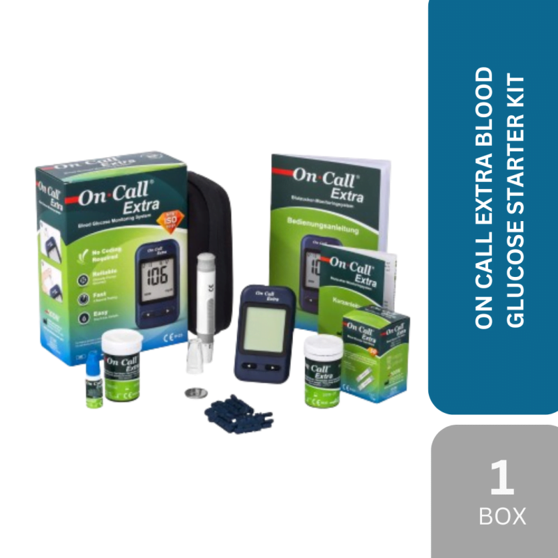 ON CALL EXTRA BLOOD GLUCOSE STARTER KIT - Ihbhealthcare.com